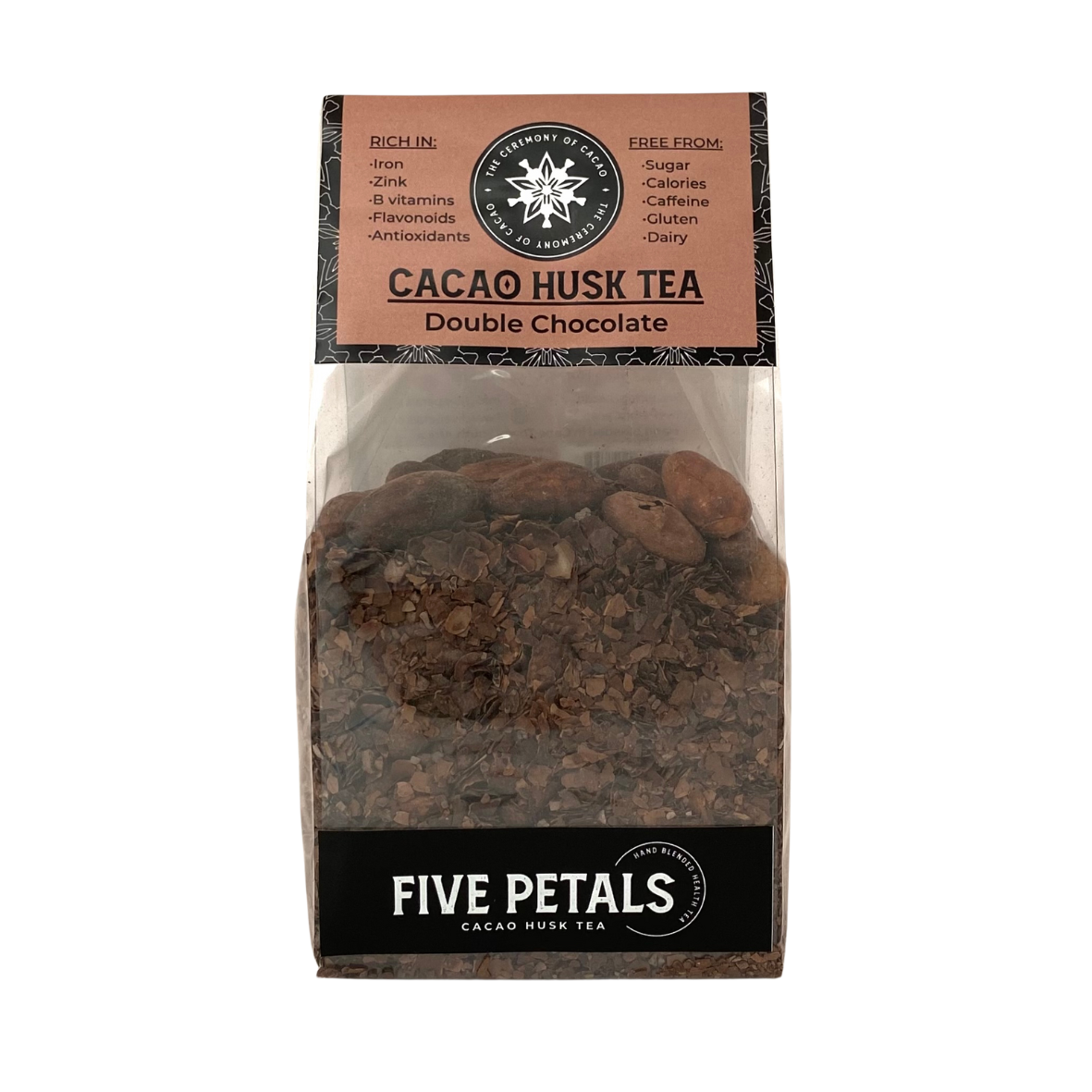 Double Chocolate Cacao Husk Tea – FIVE PETALS