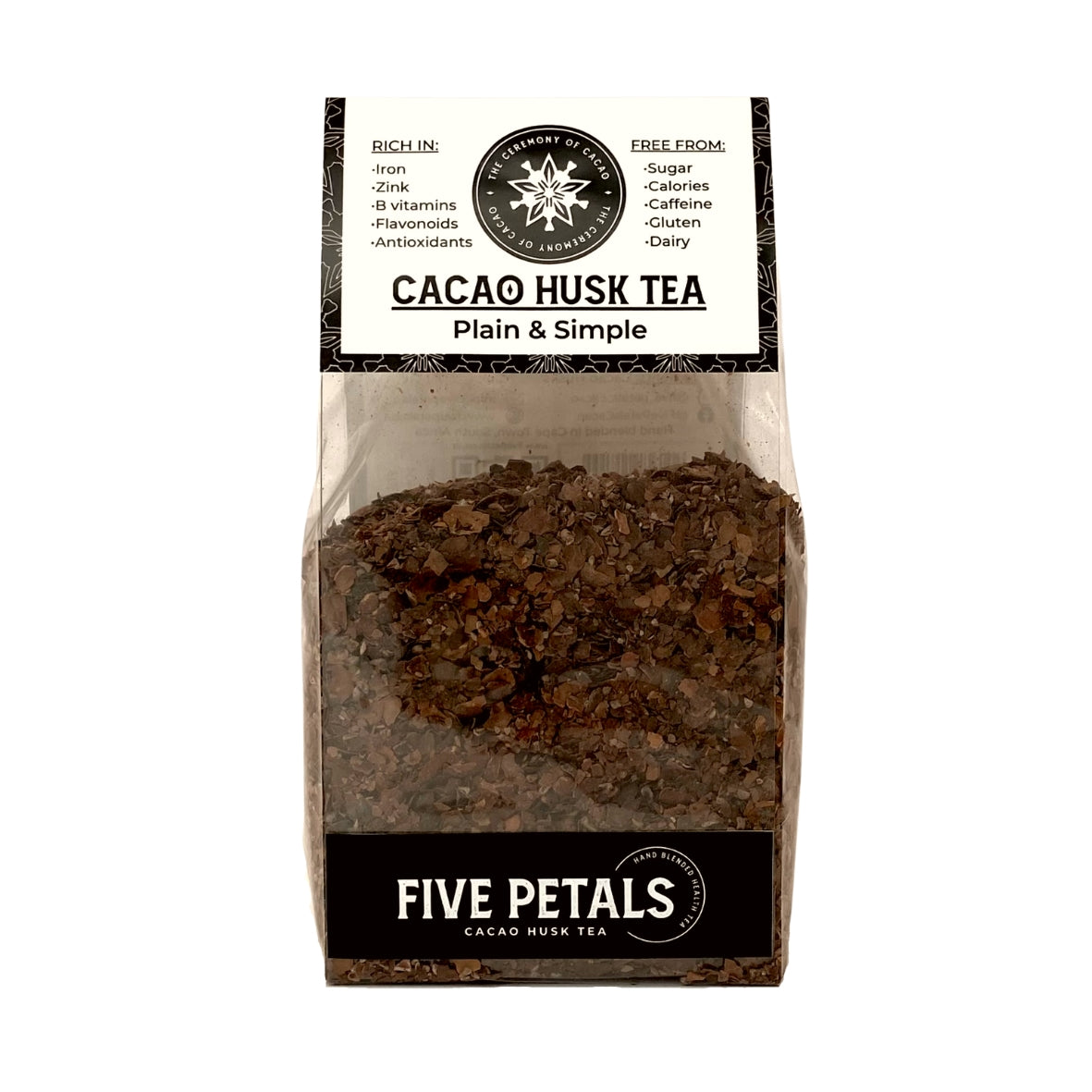Plain & Simple Cacao Husk Tea – FIVE PETALS